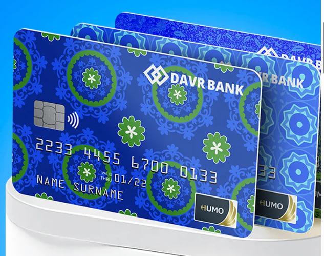 "HUMO Visa" kartasi, Davr bank | Bank.uz