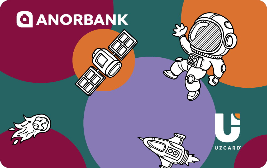 Карта " UZCARD KIDS" от Anorbank | Bank.uz